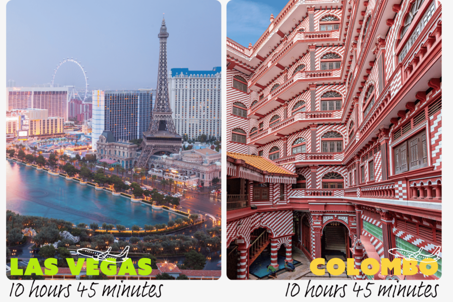 The ultimate guide to where to go based on flight time